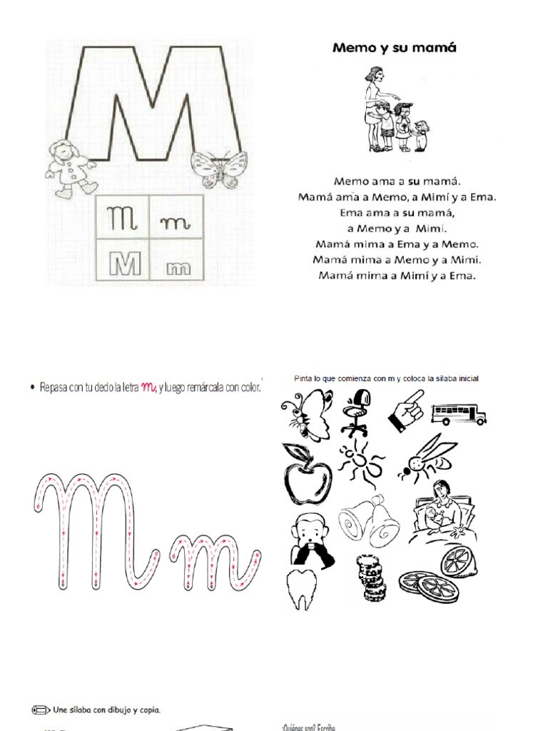 Guias Cuaderno Letra M