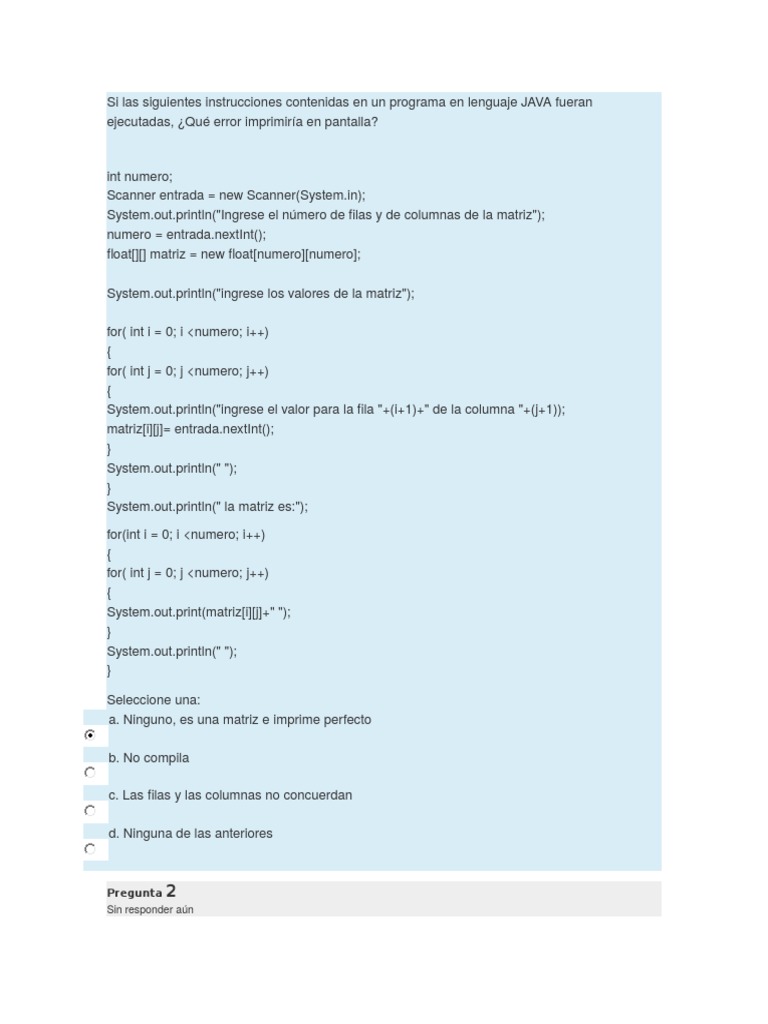 Programa en Lenguaje JAVA | PDF | Relación de recurrencia | Java ...