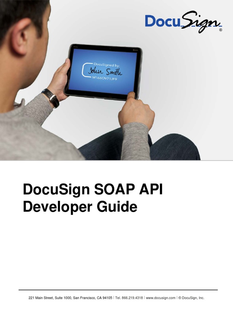 Soap API Guide DocuSign | Download Free PDF | Xml Schema | Soap