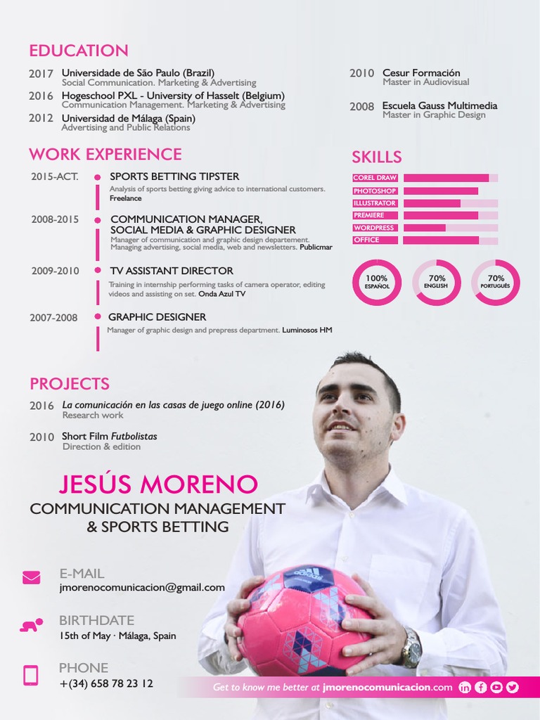 Curriculum Vitae Jesús Moreno | PDF | Cybernetics | Academia