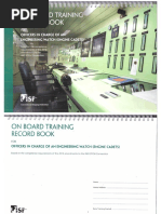 ISF On Board Training Record Book Guide | PDF | Water Transport | Shipping