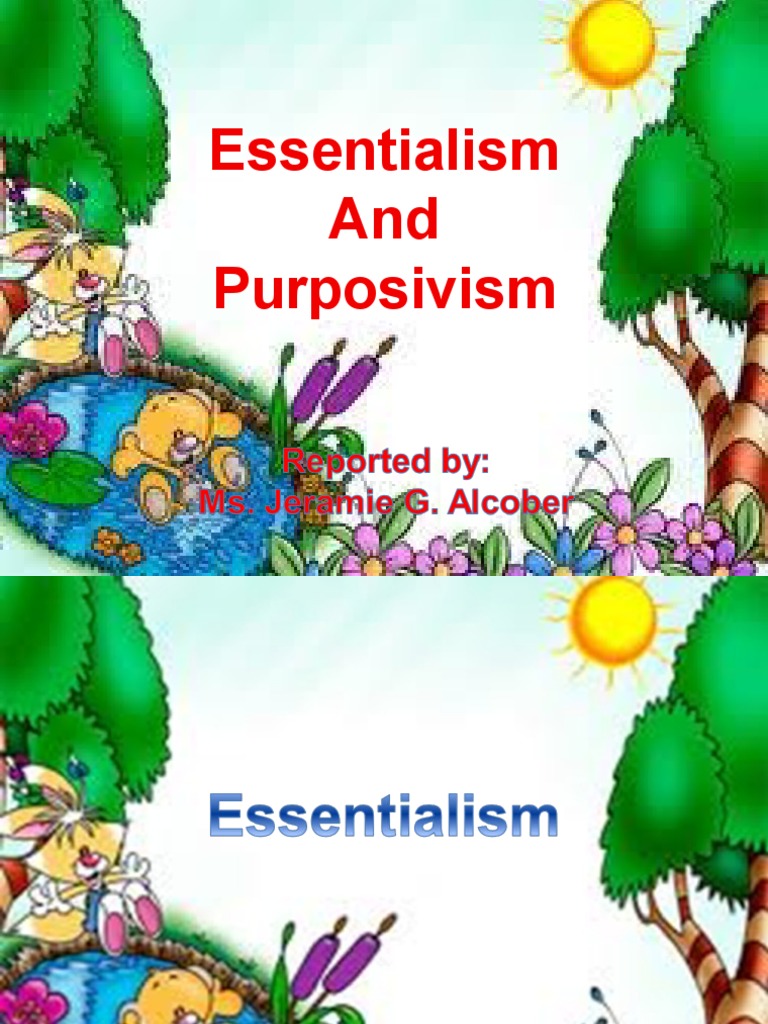 Essentialism and Purposivism | Cognition | Psychology & Cognitive Science