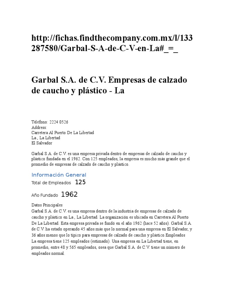 Garbal | PDF
