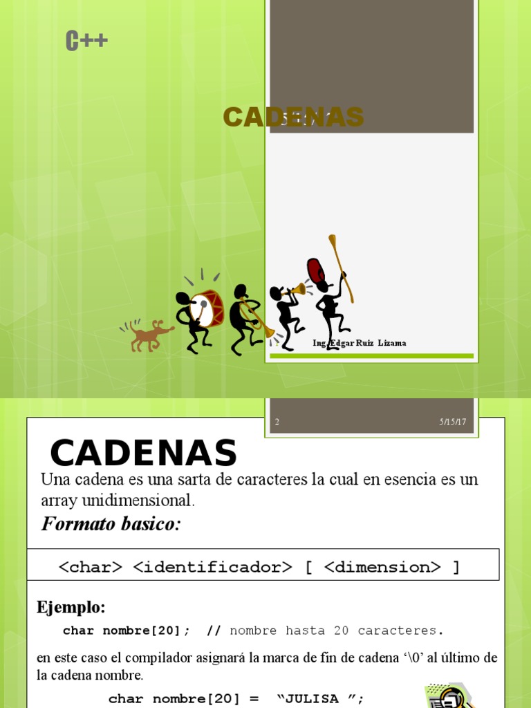 Cadenas C++ | PDF | C ++ | Cadena (informática)