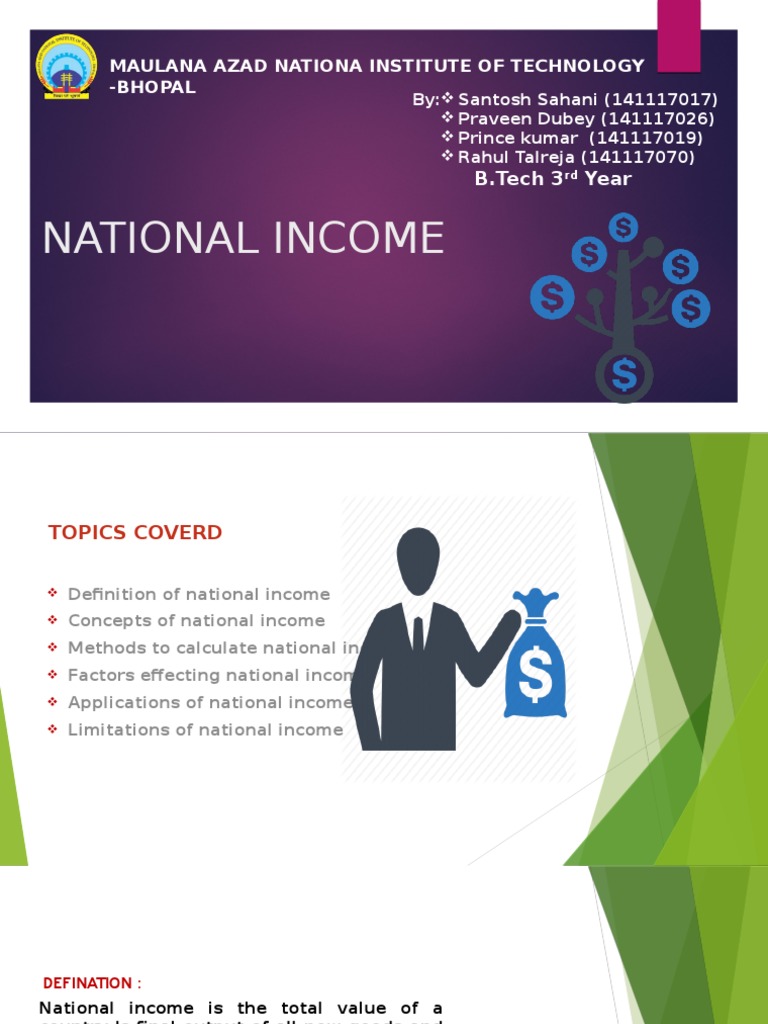 Understanding National Income Concepts | PDF | Measures Of National ...