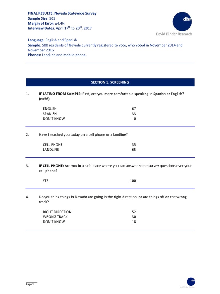 SB265 Poll | PDF | Race And Ethnicity In The United States Census ...