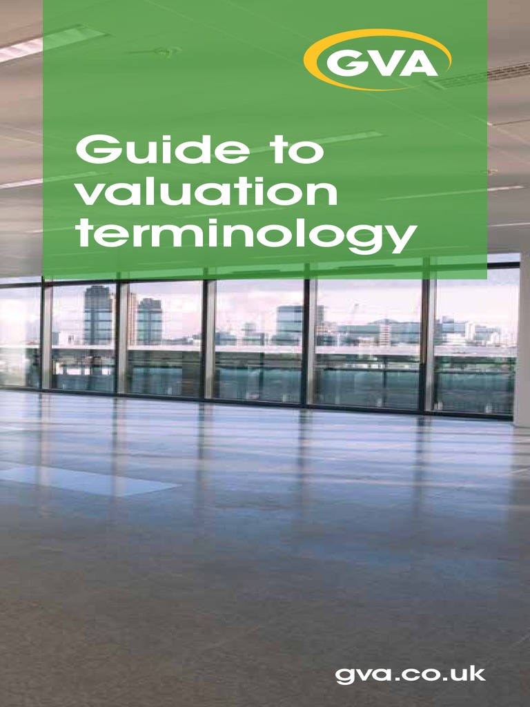Our Guide To Valuation Terminology | PDF | Lease | Leasehold Estate