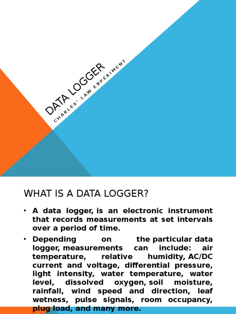 Data Logger | Download Free PDF | Atmosphere Of Earth | Temperature