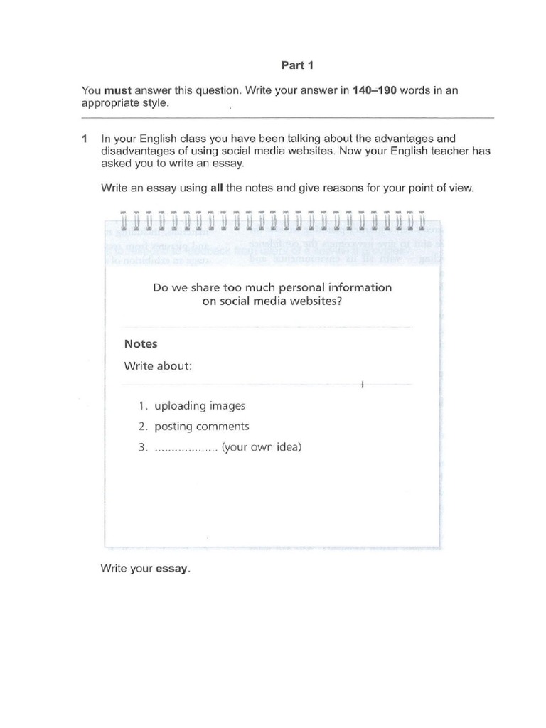 Example FCE Writing | PDF