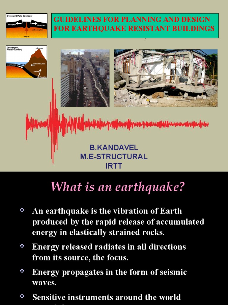 Earthquake Seminar | Earthquakes | Building