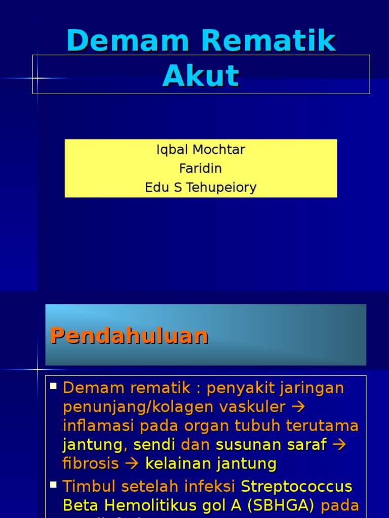 Demam Rematik Akut | PDF