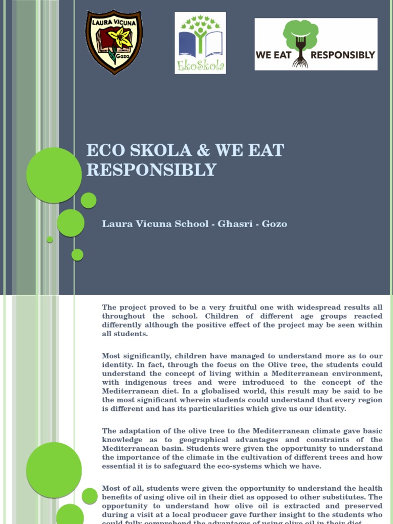 Eco Skola & We Eat Responsibly: Laura Vicuna School - Għasri - Gozo ...