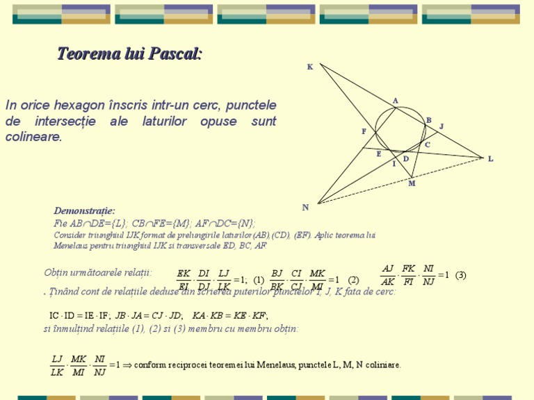 Teorema Lui Pascal | PDF