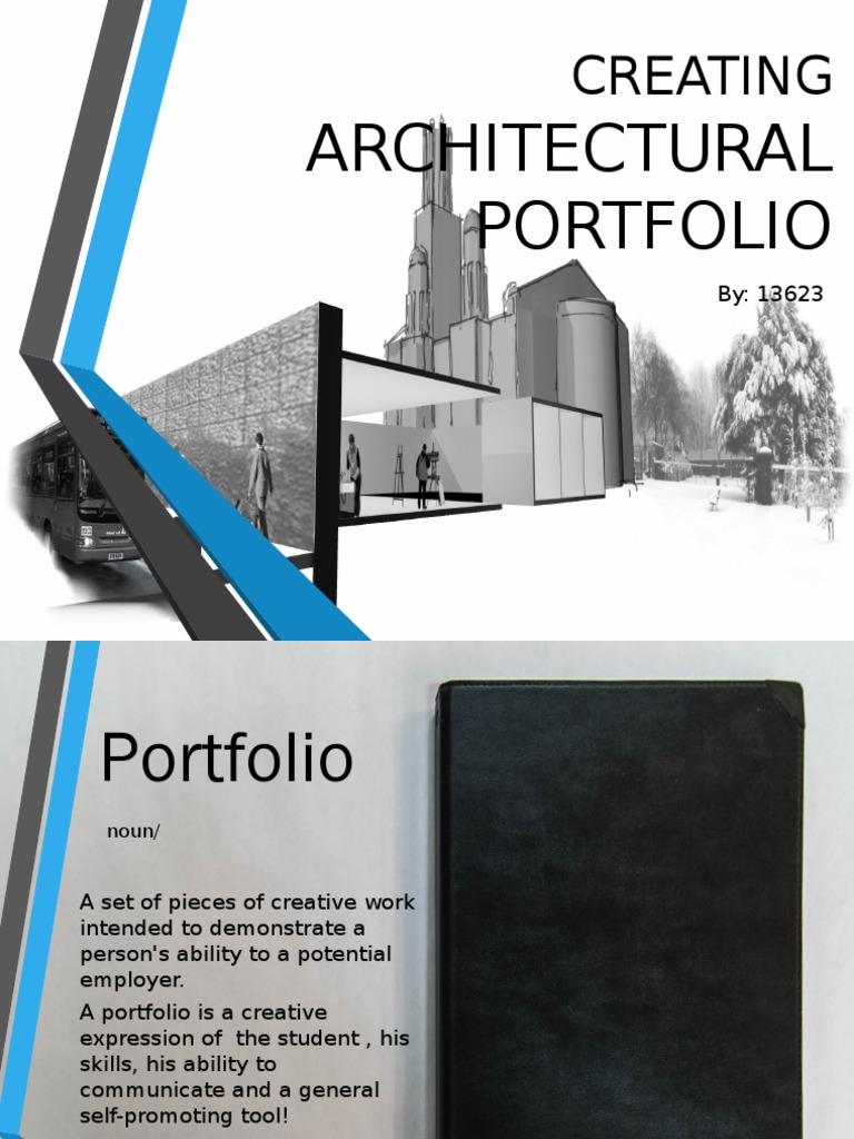 How to Create an Architectural Portfolio | PDF | Adobe In Design ...