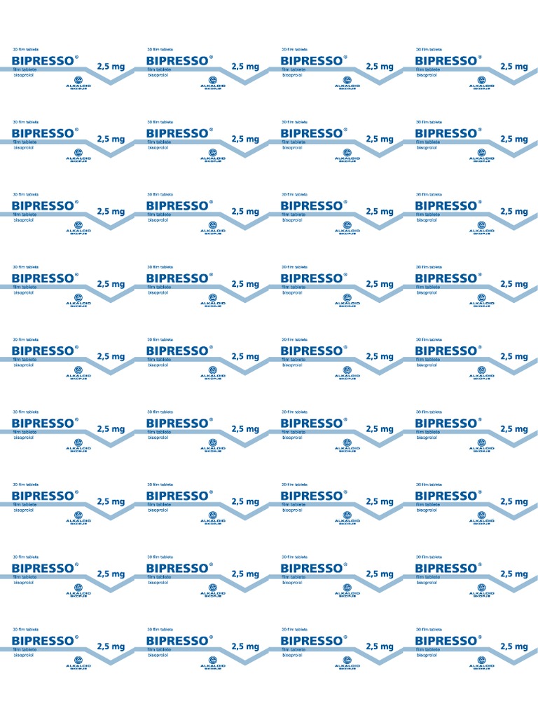 Stikeri Bipresso 2,5mg | PDF