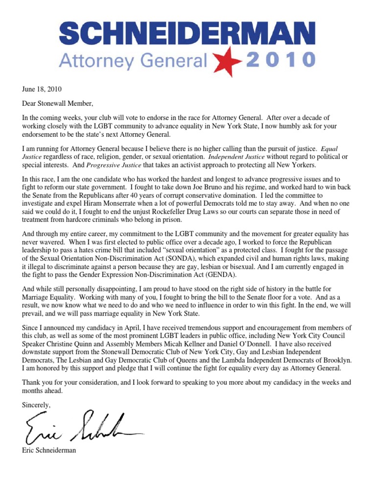 NYS AG ETS Cover Letter | PDF | Republican Party (United States ...