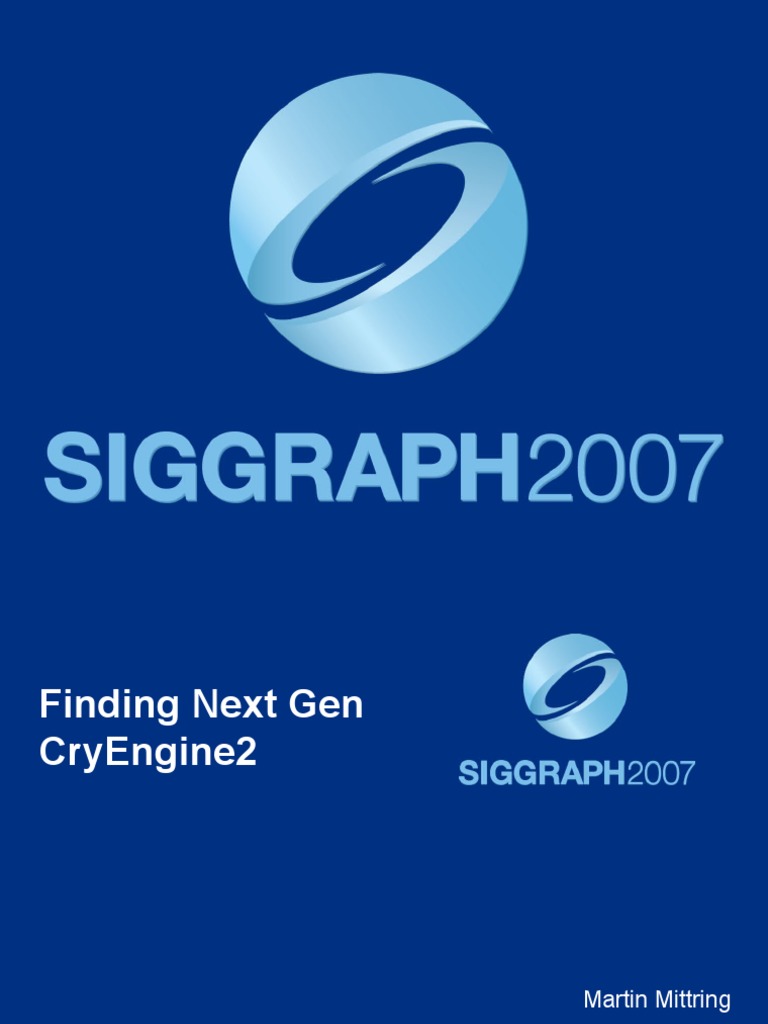 Next Gen Shaders in CryEngine 2 | PDF | Texture Mapping | Shader