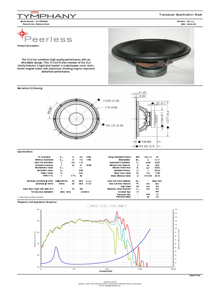 264 1118 Peerless 830669 Specifications | PDF | Inductor | Electricity