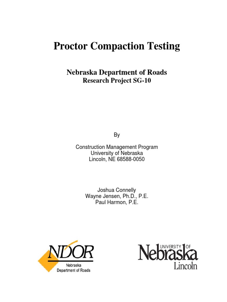 Analysis of Standard and Modified Proctor Compaction Tests on ...