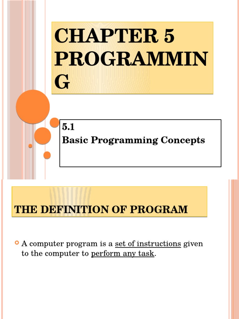 Basic Programming Concepts | PDF | Computer Programming | Programming ... Basic Programming Concepts | PDF | Computer Programming | Programming ...
