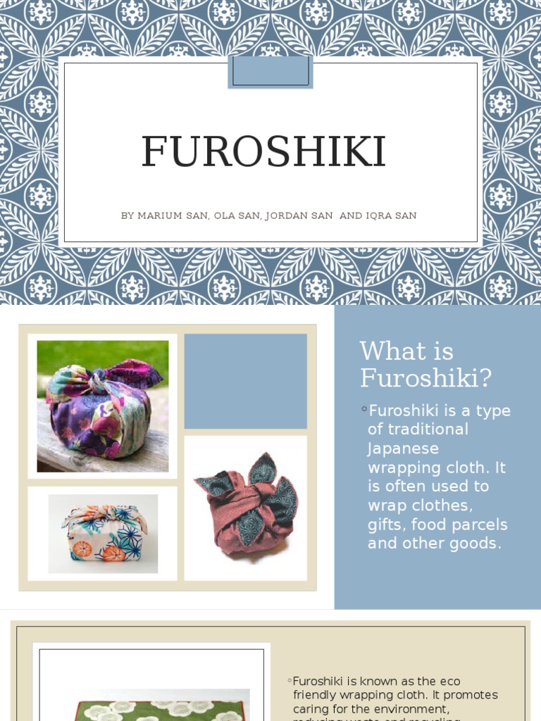 Furoshiki: Eco-Friendly Wrapping Cloth | PDF | Textiles | Clothing