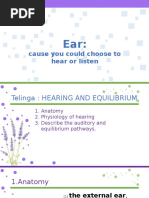 The Ear Pictures | PDF | Ear | Sensory Organs