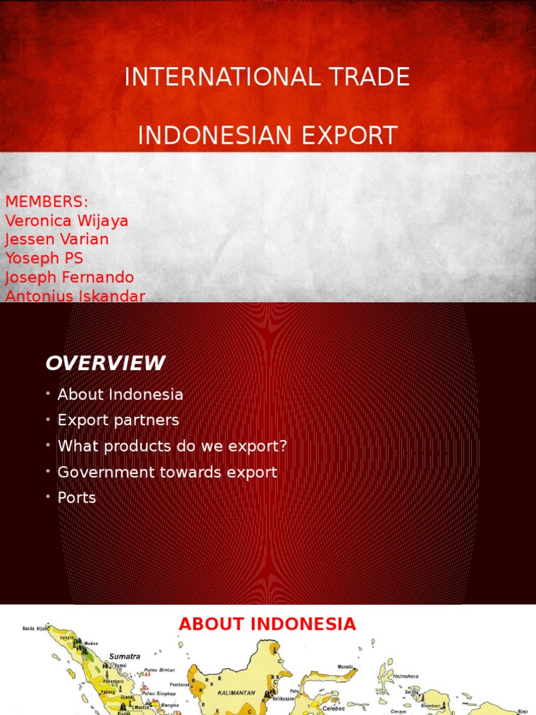 International Trade - Presentation 1 | PDF | Indonesia | Business