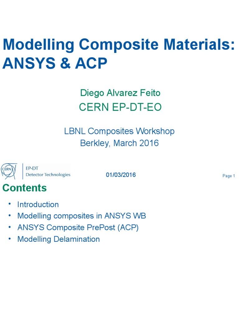 CompositesWorkshop ANSYS DAF | PDF | Fracture Mechanics | Fracture