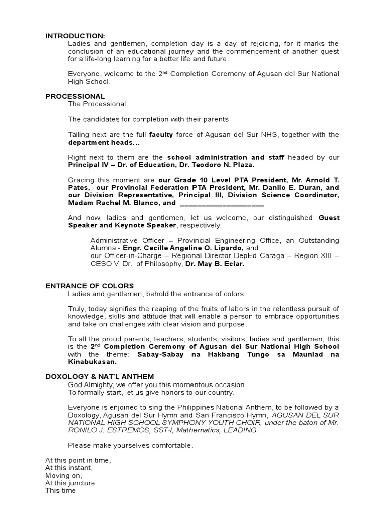 Script Completion Pdf Learning