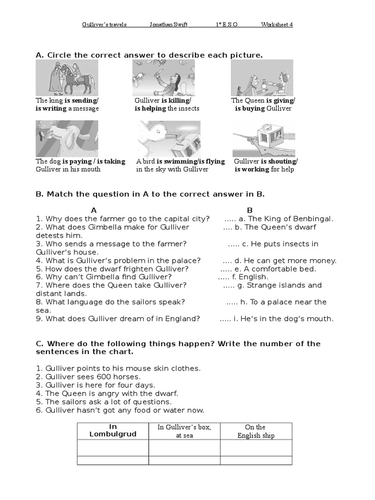 Worksheet 4 | PDF | Foreign Language Studies