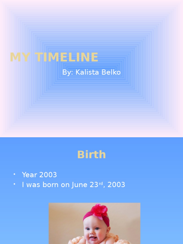 My Life Timeline: Key Milestones | PDF
