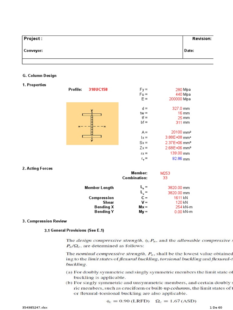 Columns Design | PDF | Solid Mechanics | Structural Engineering