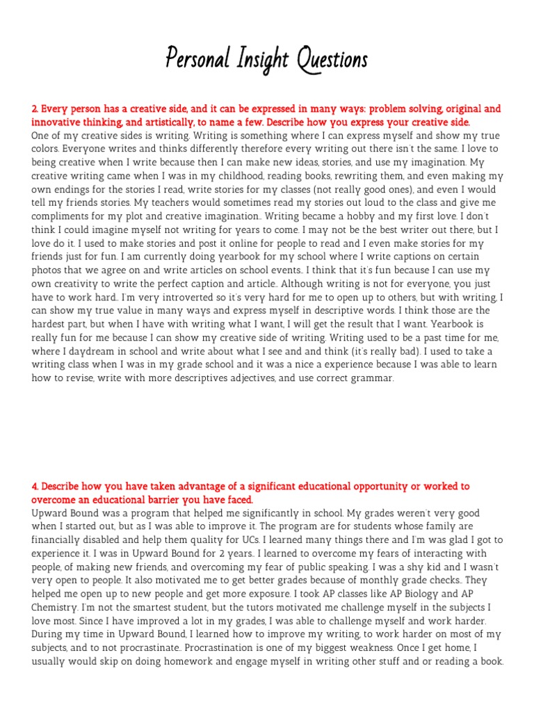 Personal Insight Questions | PDF | Astronomy | Physics