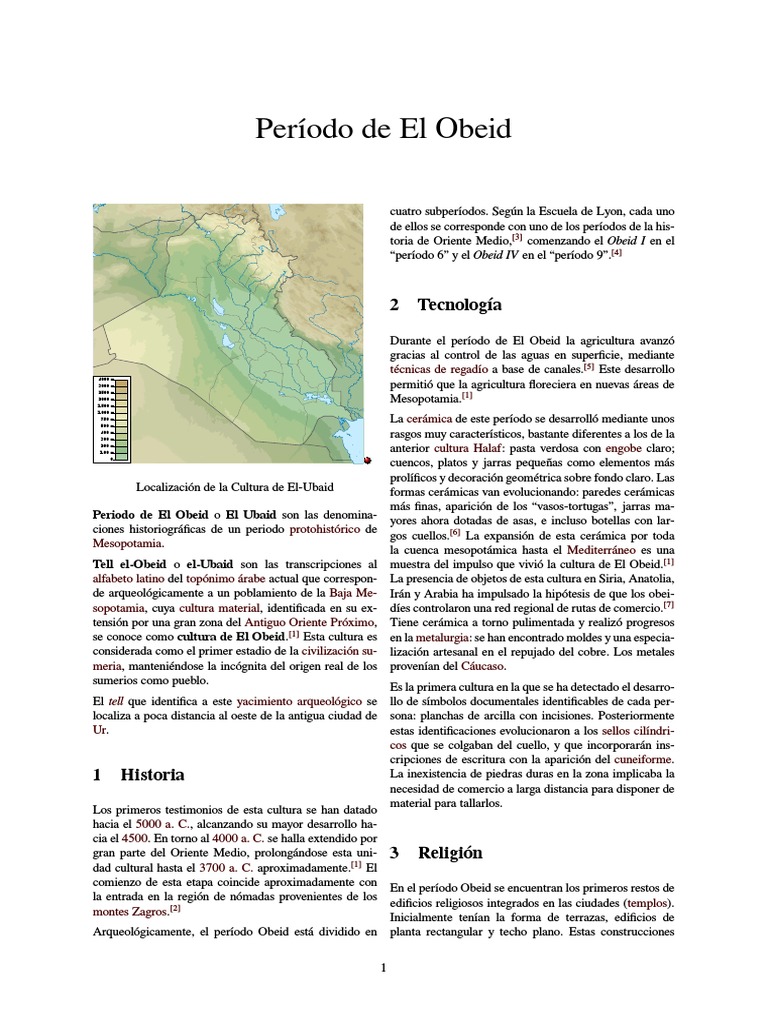 Período de El Obeid PDF | PDF