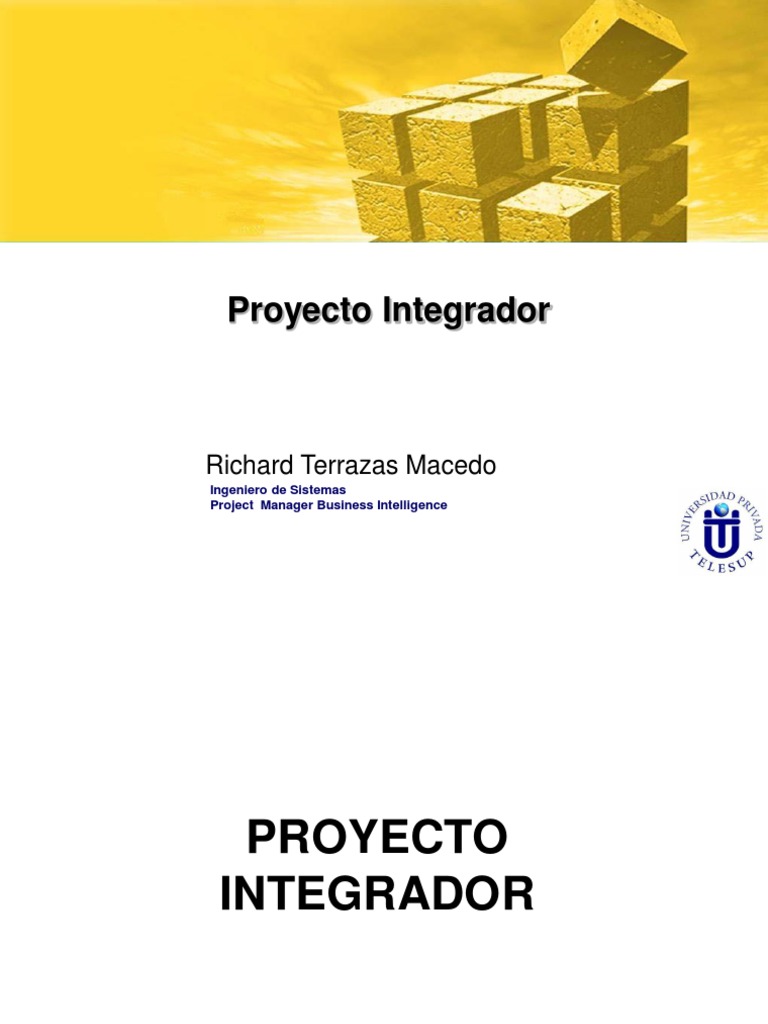 CLASE01 PROYECTO INTEGRADOR I.pdf | Gestión de proyectos | Software