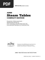 Steam Table For Compressed Liquid & Superheated Steam PDF | PDF | Steam ...