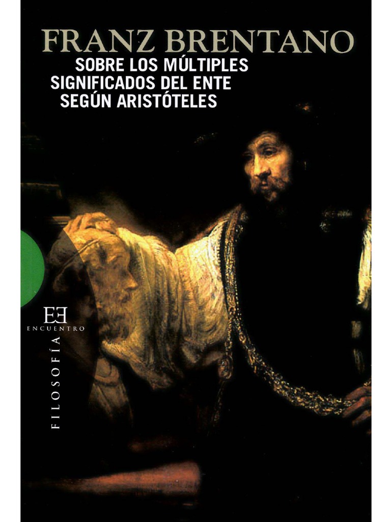 Sobre Los Múltiples Significado Del Ente Según Aristóteles | PDF ...