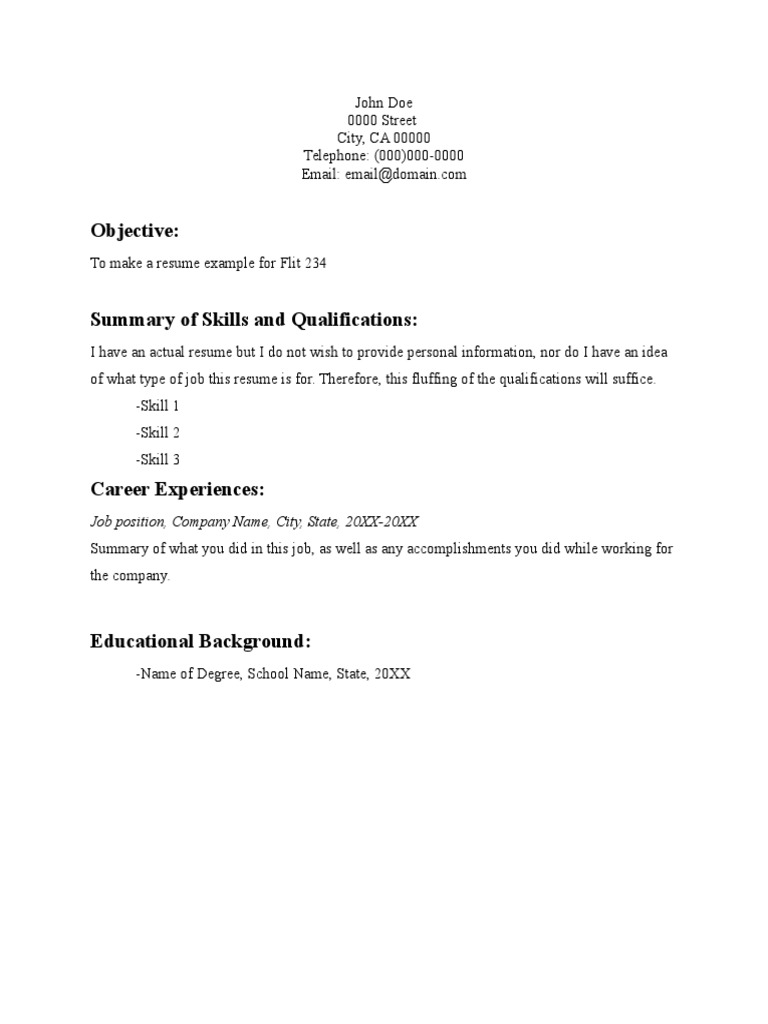 John Doe Resume | PDF