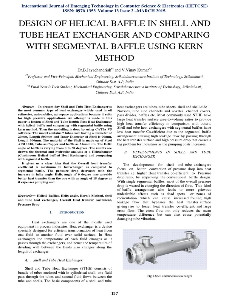 Heat Exchanger Baffle