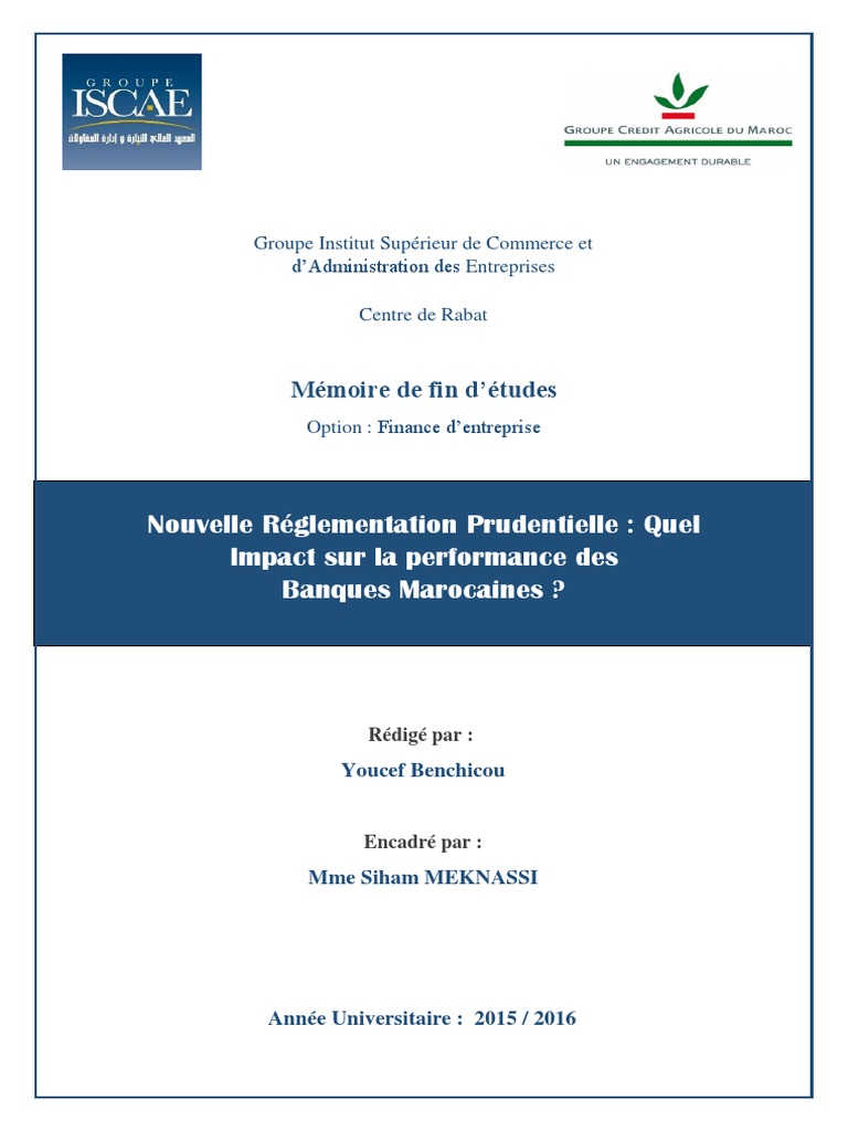 RAPPORT PFE.pdf | Crise financière mondiale de 2007-2008 | Banques