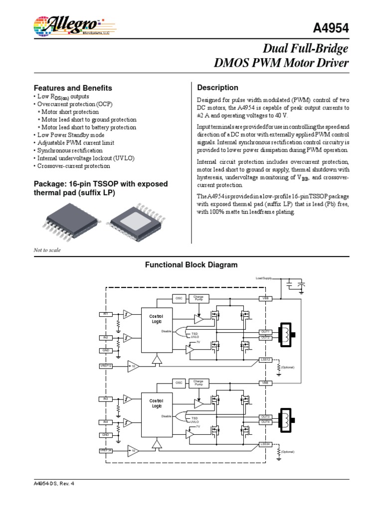 A4954-Datasheet.pdf | Field Effect Transistor | Power Electronics
