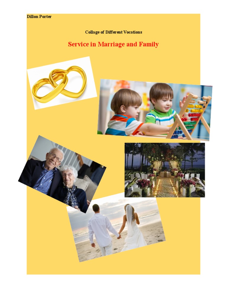 Collage of Different Vocations | PDF