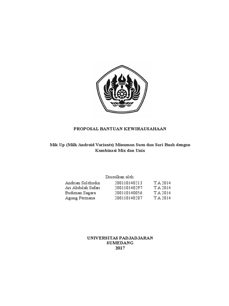 Proposal PMW Unpad | PDF