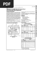 7485 Datasheet | PDF | Electrical Engineering | Electricity