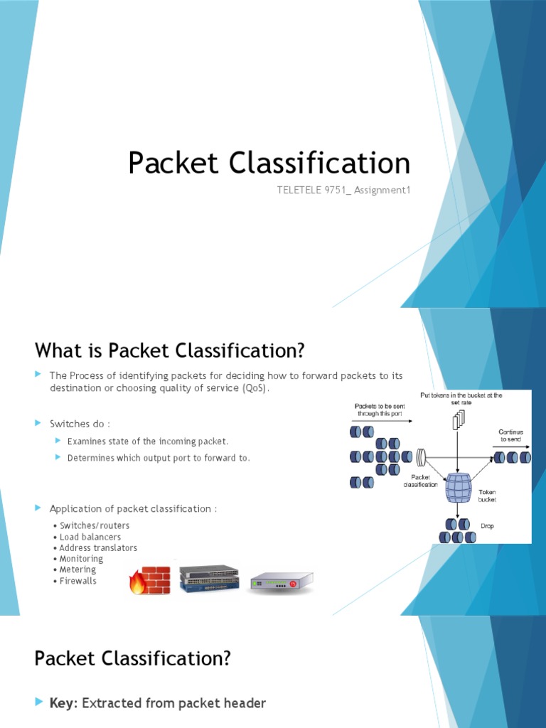 Packet Classification Teletele 9751 Assignment1 Pdf Computer Data Applied Mathematics 