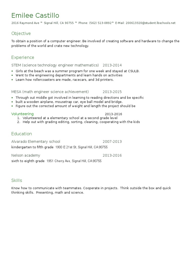 Personal Resume | PDF