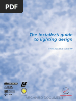 CIBSE Guideline & Recommended Lighting Levels | PDF | Lighting | Warehouse