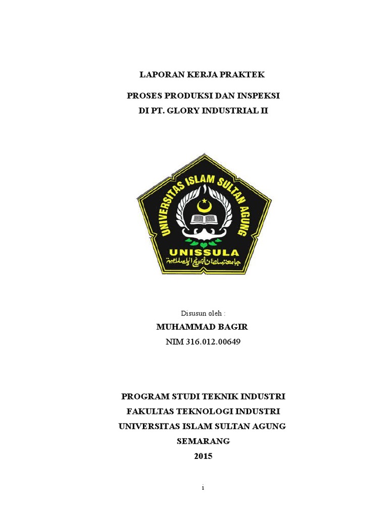 Contoh Laporan KP | PDF