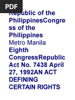 Ra 7438 | PDF | Felony | Crime & Violence