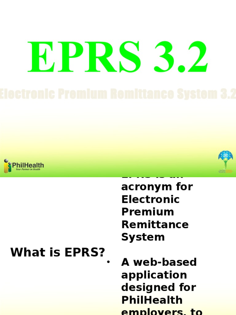 EPRS 3.2: PhilHealth Employer Guide | PDF | Password | Email